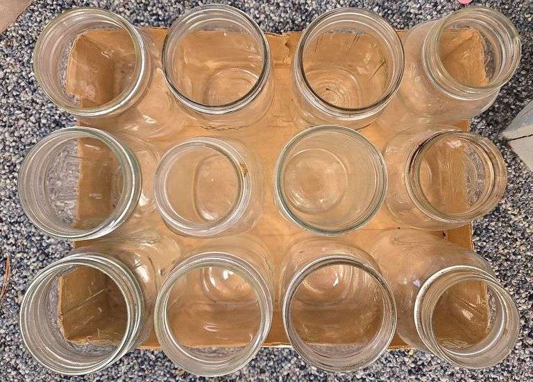 2 Boxes: Ball Mason Glass Jar Assortment - Pint & Quart Sizes - Metzger ...