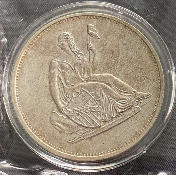 One Troy Ounce .999 Silver Seated Liberty Round - Metzger Property ...