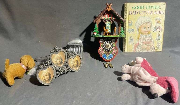 Metal Picture Frame, Stuffed Animals, Egg Slicer, Cuckoo Clock ...