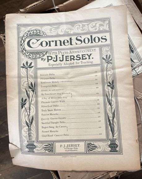 P.J. Jersey Sheet Music Assortment - Metzger Property Services, LLC