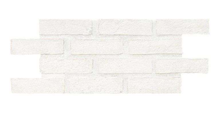10 cases-MSI Alpine White 10.5 in. x 28 in. Textured Clay Brick Look ...