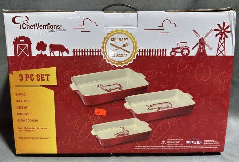 Culinary Classics (3) Pc set Ceramic Stoneware - Metzger Property ...