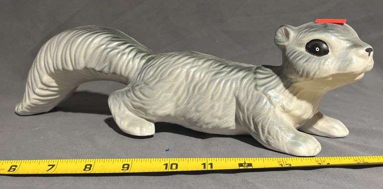 Ceramic squirrel figurine made in Japan 13" - Metzger Property Services ...