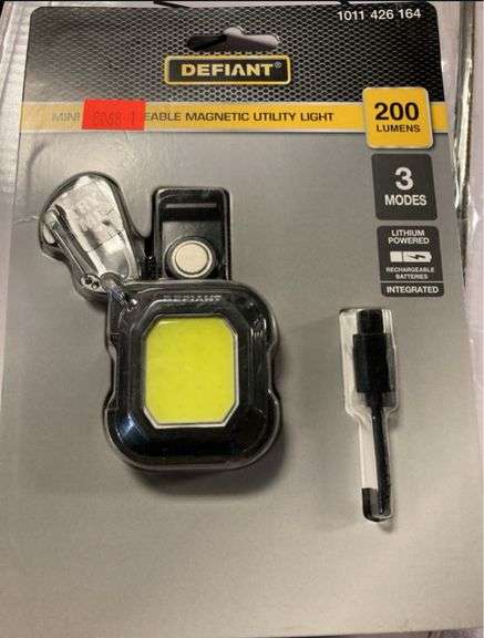 Defiant Mini Rechargeable Magnetic Utility Light - Metzger Property ...