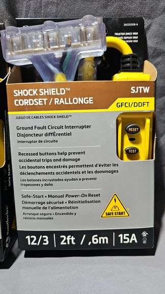 (3) Shock Shield GFCI Cord Set 2’ - Metzger Property Services, LLC