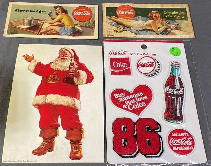 (2) Drink Coca-Cola Paper Advertisements- “Wherever Thirst Goes ...