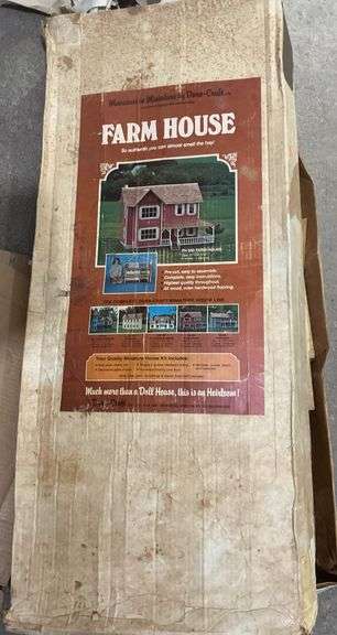 Mansions in Miniature By Dura Craft Farm House Doll House Set ...