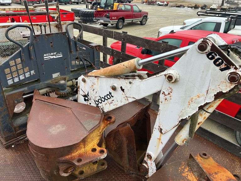 Bobcat 607 Detachable Back Hoe with attachments (includes 4 Buckets ...