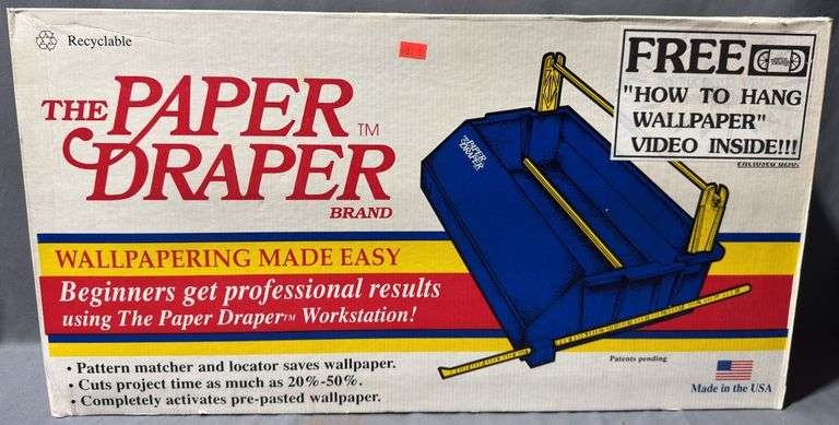 The Paper Draper wallpaper hanging tool in box - Metzger Property ...