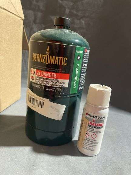 (5) Bernzomatic 16oz propane camping gas cylinders - Metzger Property Services, LLC