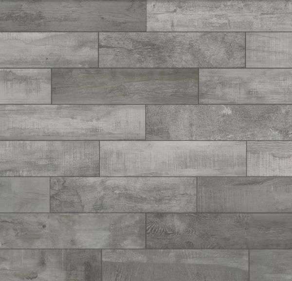 480 sq ft. Florida Tile Home Collection Wind River Grey 6 in. x 24 in ...
