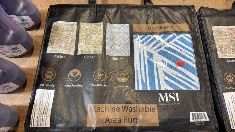 MSI 5’x7’ machine washable rug - Metzger Property Services, LLC