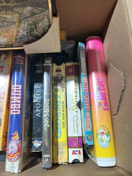 Vhs and DVD, framed decor - Metzger Property Services, LLC