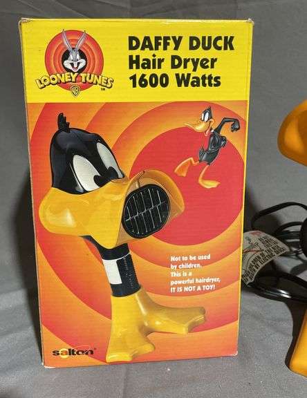 Daffy Duck hair dryer used with box - Metzger Property Services, LLC