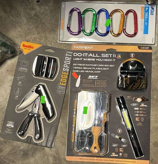 Edgesport Combo Tool, Farpoint 22 Pc. Ratchet Driver Set & Blue Hawk ...