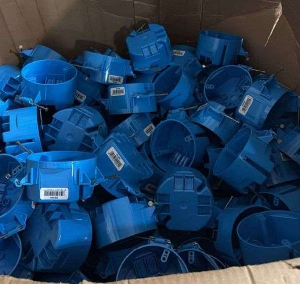 Carlon 1-Gang 20 cu. in. New Work Electrical Ceiling Box with Captive ...