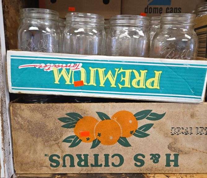 2 Boxes: Ball Mason Glass Jar Assortment - Pint & Quart Sizes - Metzger ...