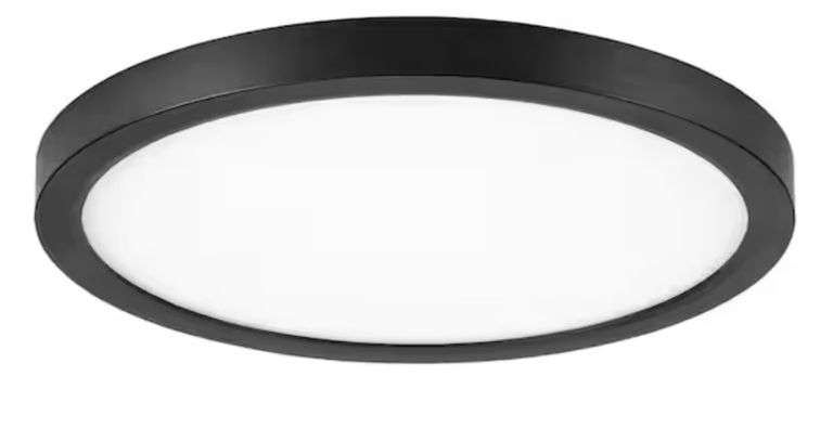 Maxxima 12 in. LED Flush Mount Ceiling Light, 5 CCT Selectable 2700K ...