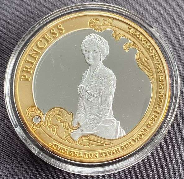 2017 American Mint Princess Diana Commemorative Proof Round- Silver ...