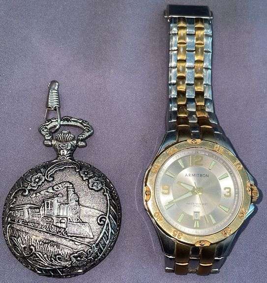 Armitron men’s stainless steel 20/4963TT GM10(6) water resistant wrist ...