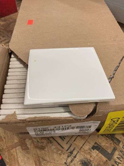 Daltile Semi-Gloss Arctic White 4-1/4 in. x 4-1/4 in. Ceramic Wall Tile ...