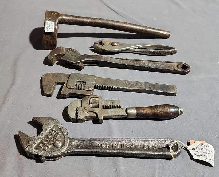 Antique Tools: Wagon Wheel Wrench 10” 1916 Cochran Speednut 9”, 10 ...