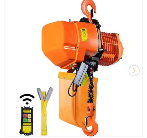 VEVOR Electric Chain Hoist 4400 lbs. 20 ft. Lifting Height 3 Phase ...
