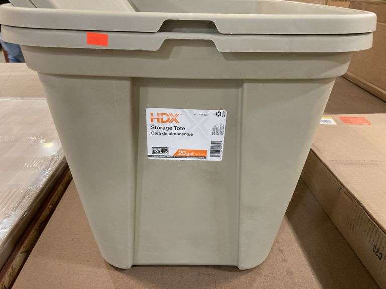 2-HDX-20 Gallon Storage Tote with Lid - Metzger Property Services, LLC