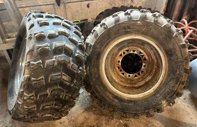 4 ATV tires and rims 270/60/12, 25x8x12 - Metzger Property Services, LLC