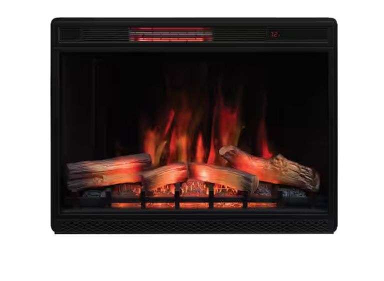 Classic Flame 33 in. Ventless Infrared Electric Fireplace Insert with ...