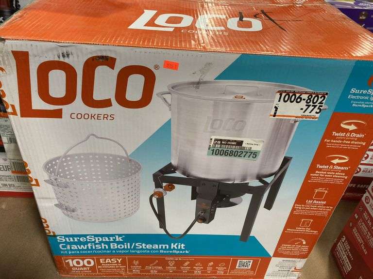 100 qt. Propane Single Burner Boiling Kit in Stainless - Metzger ...