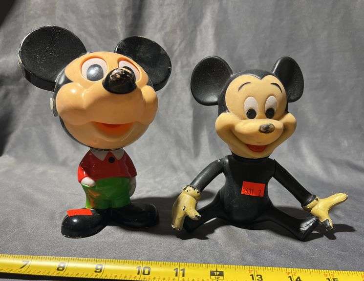 1976 Mattel pull string talking Mickey Mouse toy, Walt Disney Mickey ...