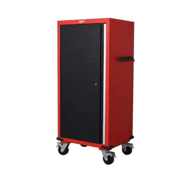 Milwaukee Tool Storage 27 in. W x 22 in. D 4-Shelf Locker with Power ...