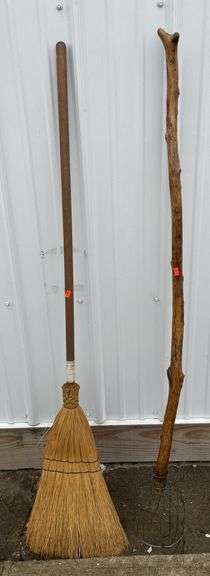 Primitive Fruit picker, Broom - Metzger Property Services, LLC