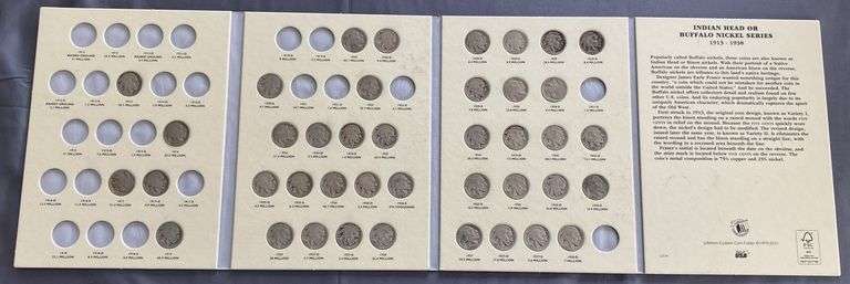 Buffalo Nickels Book (41 Coins) - Metzger Property Services, LLC