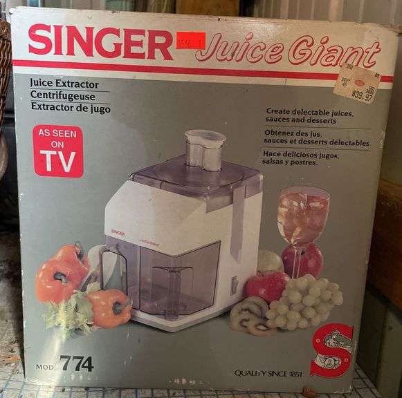 Singer Juice Giant Juice Extractor - Metzger Property Services, LLC