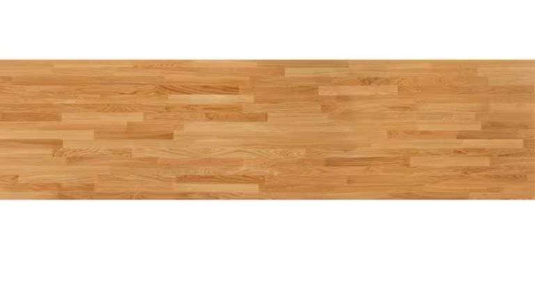Hampton Bay 4 ft. L x 25 in. D Finished Engineered Oak Butcher Block ...