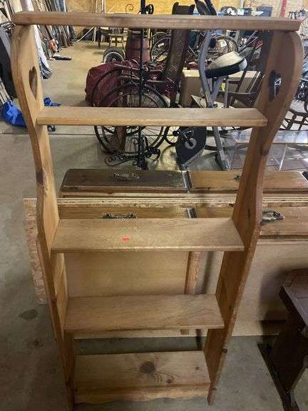 Wood 5 Tier Standing Heart Cutout Shelf 54” - Metzger Property Services ...