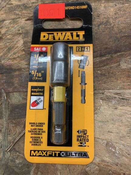 DEWALT MAXFIT ULTRA 1/4 in. and 5/16 in. Double-Ended Detachable Carbon ...