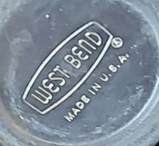 West Bend “Grease” Container, (2) West Bend Salt and Pepper Shakers, (2 ...