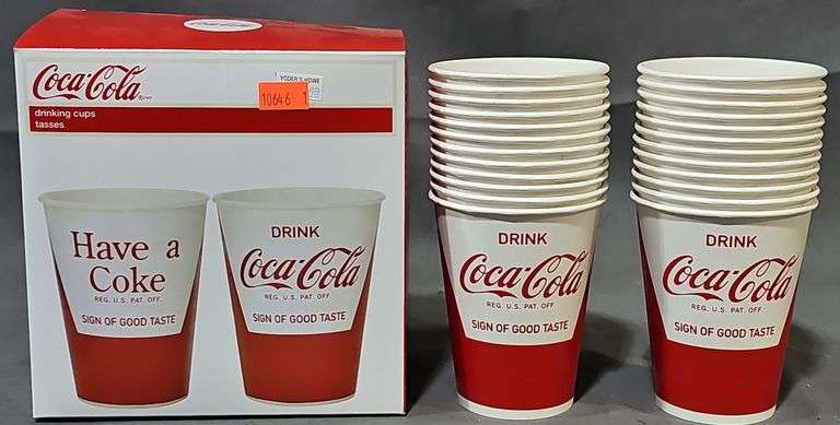 (24) Coca-Cola Drinking Cups 9oz - Metzger Property Services, LLC