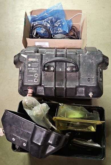 (2) Minn-Kota Battery Trolling Motor Power Center, Marine Speedometer ...