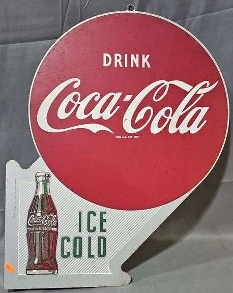 Drink Coca-Cola Metal Sign 22" x 18" - Metzger Property Services, LLC