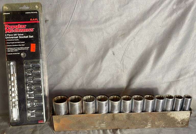 Popular Mechanics 8 Pc. 3/8” Drive Universal Socket Set & Socket ...