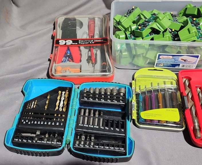 Remote Controls, Screwdriver Set, Drill Bit Assortment, Electrical Home ...