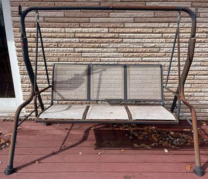 Outdoor Patio Swing with Cover 80” - Metzger Property Services, LLC