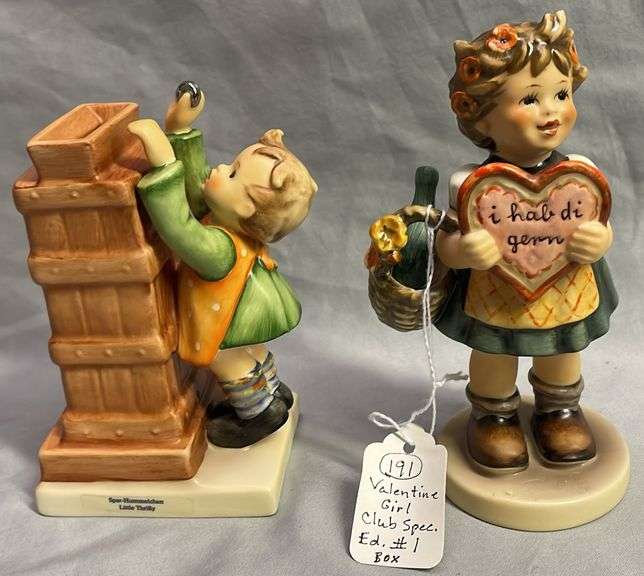 Goebel Collectors Club Special Edition No.1 Figurine & #184 Figurine ...