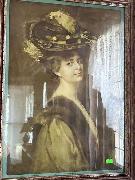 Framed Alfred Schwartz NATHALIE print 18x24" - Metzger Property ...