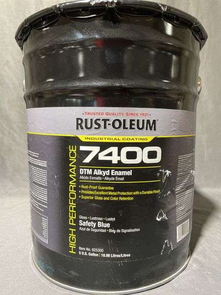 1 gallon Rust Oleum industrial coating 7400 DTM alkyd enamel 5- GL ...