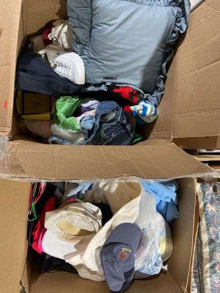 Women’s misc clothing including socks, bras, hand bags, tissue paper ...